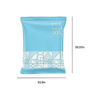 Iuhan 4 PC Vacuum Storage Bag,Extra Large Storage Bag for Comforters Blankets Clothes Pillows Travel Vacuum Compression Bags
