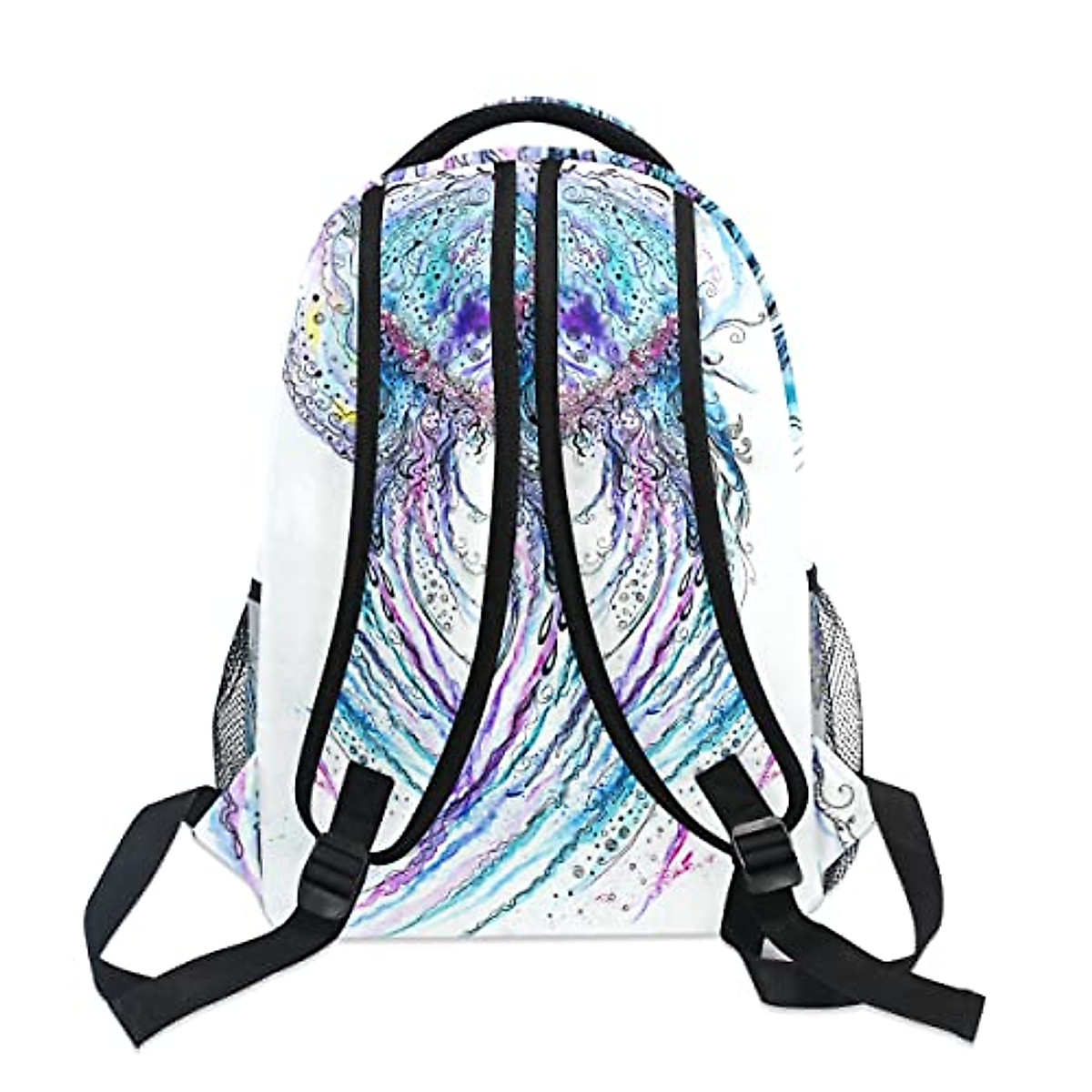 Ocean Jellyfish School Backpack Bookbag for Boys Girls Teens Casual Travel Bag Computer Laptop Daypack