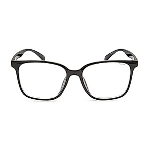 Kenneth Cole REACTION unisex adult Kc1503-b Blue Light Blocking Eyewear Frames, Shiny Black, 52mm US