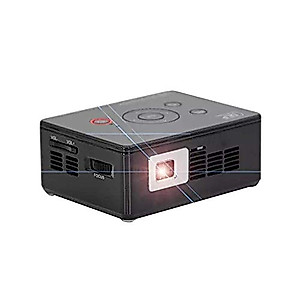 DROOS Mini Projector Bluetooth 4.0 Dual WiFi DLP Projector 854x480 3000 Lumens LED Projector Mini Home Theater Portable Projector (projectors)