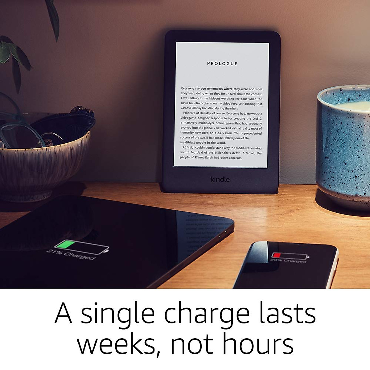 Certified Refurbished Kindle (2019 release) - Now with a Built-in Front Light - Black - Ad-Supported