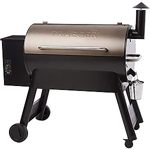 Traeger Grills Pro Series 34 Electric Wood Pellet Grill and Smoker, Bronze & Grills Mesquite 100% All-Natural Wood Pellets for Smokers and Pellet Grills, BBQ, Bake, Roast, and Grill, 20 lb. Bag
