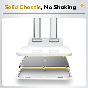 ZORATIU Cell Phone Stand, Height Adjustable Cell Phone Stand for Desk, Folding Cell Phone Holder, Tablet Stand, Phone Accessories, Office Desk Accessories Compatible with All Mobile Phone ipad