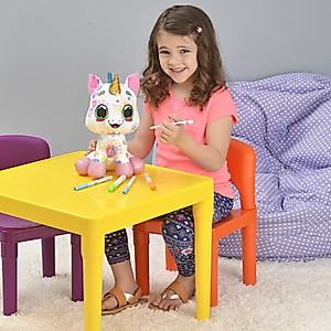 Crayola 12" Deluxe Color ’N Plush Unicorn - Draw, Wash Reuse