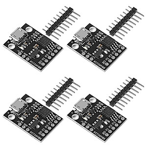 MELIFE 4PCS Mini ATTINY85 Micro USB MCU Development Board Module.