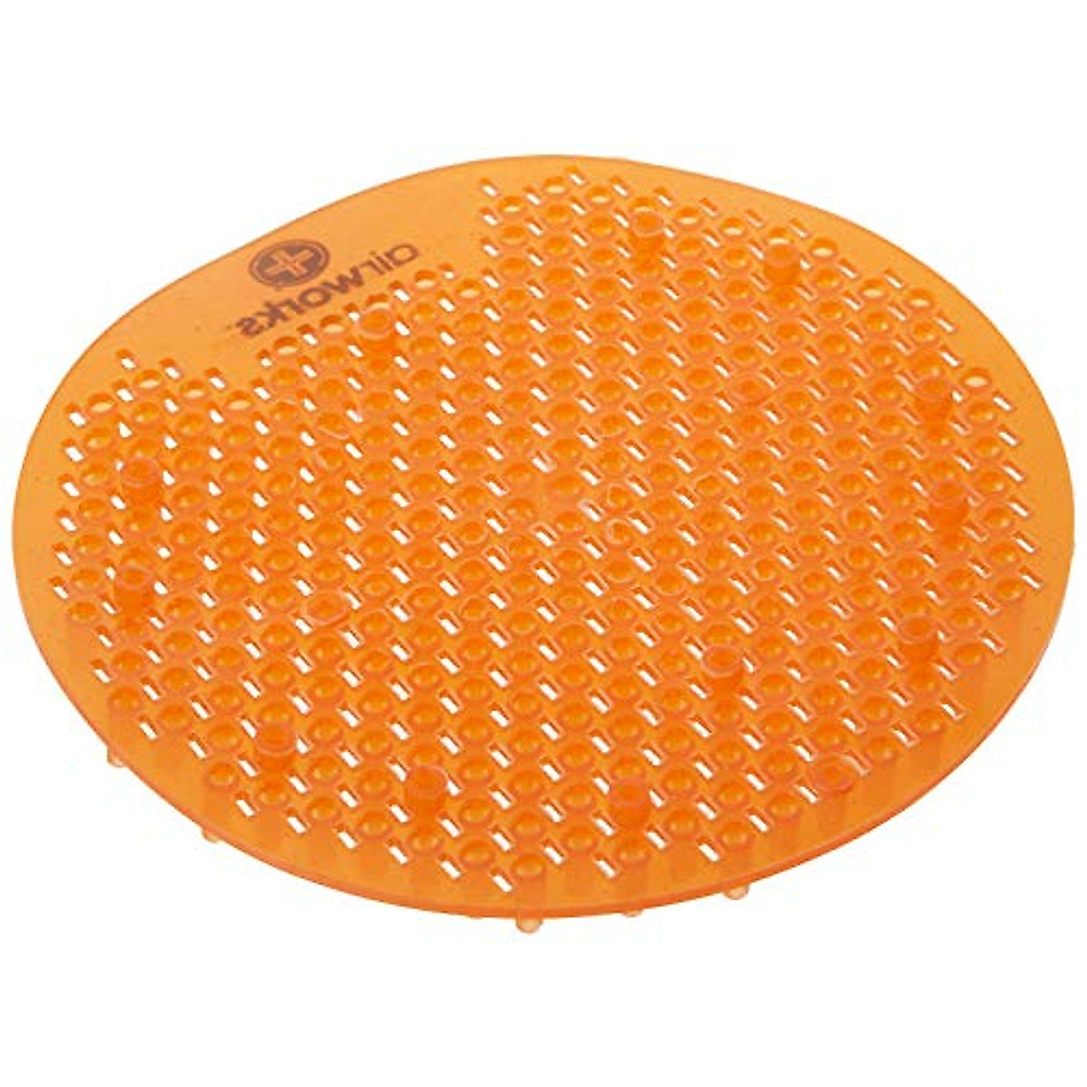 AirWorks AWSFUS231-BX Splash Free Urinal Screen, Citrus Grove, Light 0.22 lb., 8" Height, 6" Width, Orange (Pack of 10)