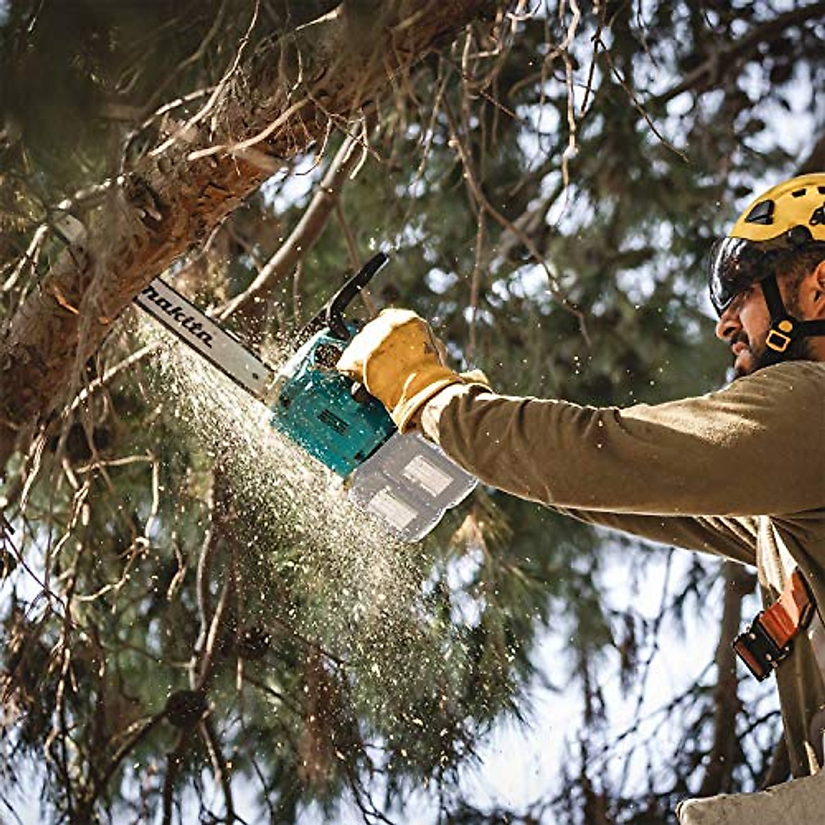 Makita XCU08Z 36V (18V X2) LXT Brushless 14" Top Handle Chain Saw, Tool Only (Renewed)