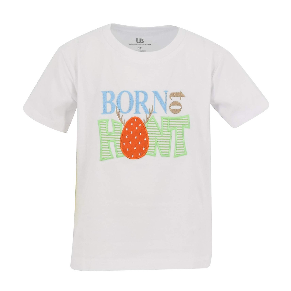 Unique Baby Boys Born to Hunt Easter Eggs Outfit (18 Months, Green)