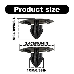 25pcs Hood Insulation Retainer Clip Compatible with Toyota Camry 4Runner Tacoma Tundra Lexus ES GS 9046709050 90467A0003