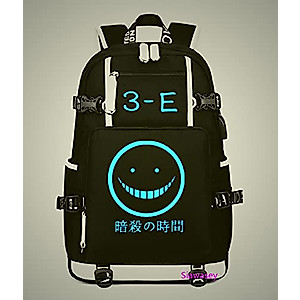 ISaikoy Anime Assassination Classroom Backpack Satchel Bookbag Daypack School Bag Shoulder Bag Style3