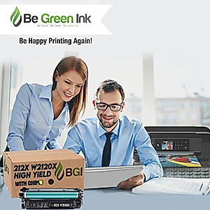 BGI Remanufactured Toner Cartridge Replacement for HP 212X W2120X Black High-Yield Toner for Use in M554 M555 MFP M578 Series | TAA Compliant, STMC Certified, USA Remanufactured Product | with Chip