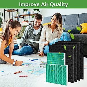 isinlive Upgraded HPA300 HEPA Filter R, HRF-R3 for Honeywell HPA300 Series, HPA300, HPA304, HPA8350, HPA300VP, HPA3300b, HPA5300