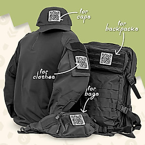 SHEVRONS QR-Code Tactical Funny Morale Patch for Hats, Vests, Jeans, Backpacks, All Clothes, and Gear - Highly Durable and Incredibly Resistant to Fading and Tearing - 2.83 x 2.83 in
