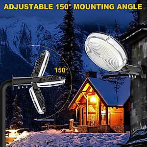 Led Barn Lights,150W Dusk to Dawn Outdoor Lighting, 150° Adjustable Angle Area Street Lights,Waterproof 6500K Outdoor Security Lights for Garage Yard Farmhouse Warehouse