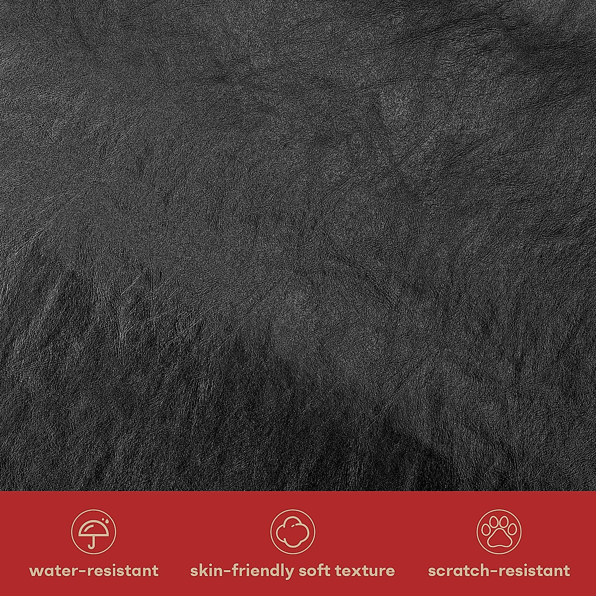 SeekFancy Reclining Office Chair with Footrest, Big and Tall Office Chair 400lbs Wide Seat, Leather High Back Executive Office Chair, Ergonomic Vintage Desk Chair, Heavy Duty Black Computer Chair