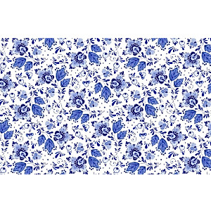 Paper Placemats for Dining Table Décor Ideas, Blue Table Mats, Easter Placemats, Garden Party Backyard Wedding Outdoor Placemats Patio Table Pk 25