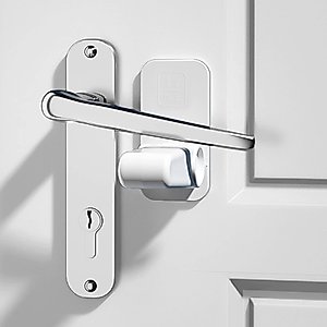 Mr Chen Door Knob Child Proof, 3PCS Updat Child Door Locks to Prevent Children from Opening The Door. Ddoor Handle Baby Proof, Baby Door Lock(White, 3 Packs)