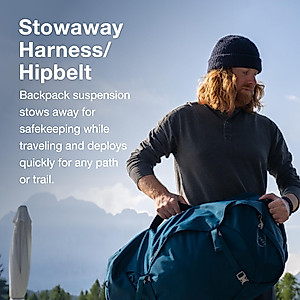 Osprey Farpoint 55 Men's Travel Backpack, Tunnel Vision Grey