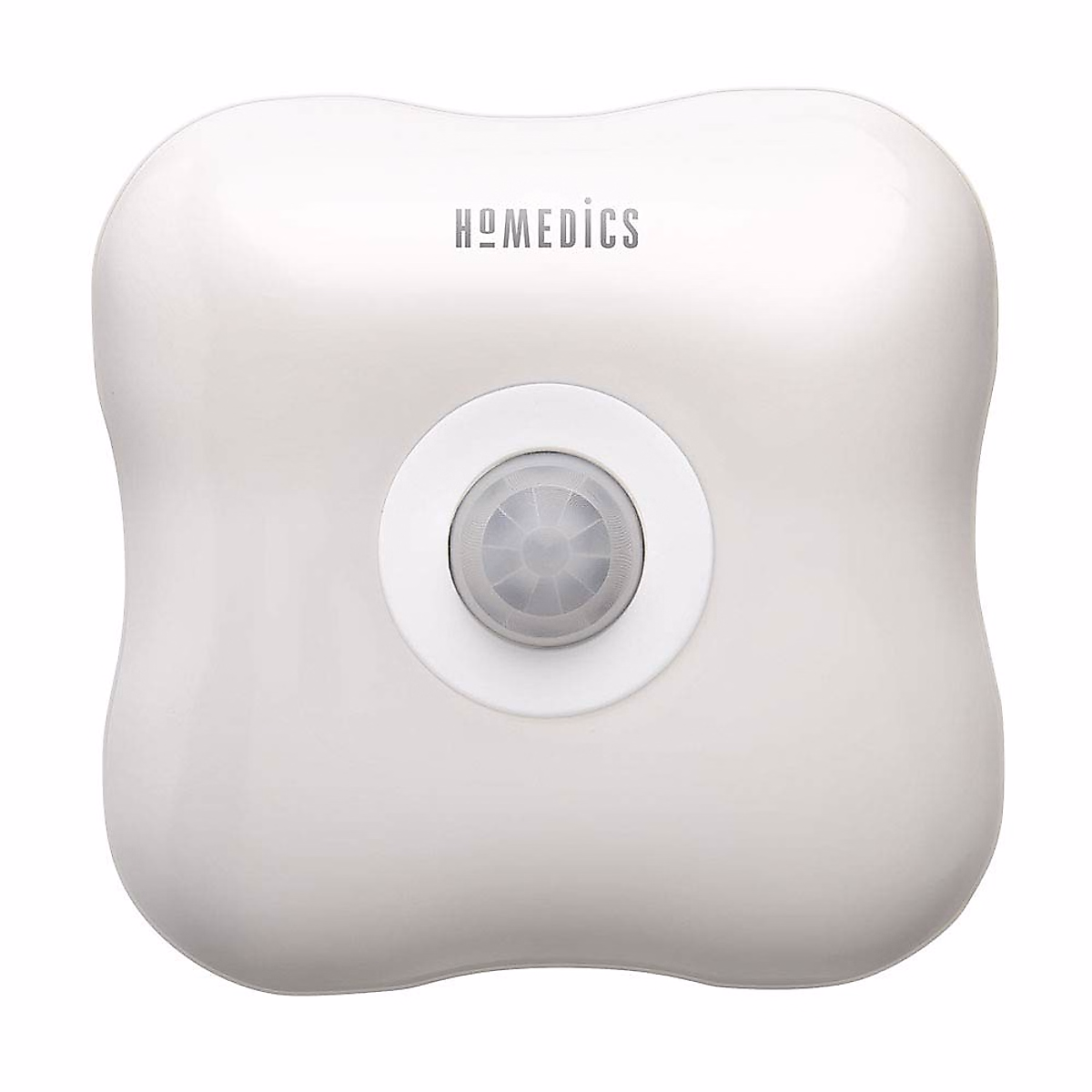 Homedics TotalClean Personal UV-C Plug-In Air Sanitizer – Small Air Purifier for Bedrooms and Bathrooms, Built-In Night-Light for Small Spaces, Auto-On Motion, White