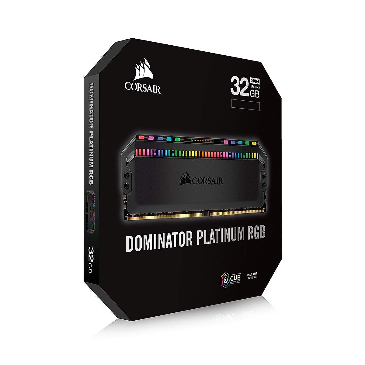 Corsair Dominator Platinum RGB 32GB (2x16GB) DDR4 3600 (PC4-28800) C18 1.35V - Black