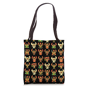 Disney Stitch Plays Dress Up Halloween Tote Bag