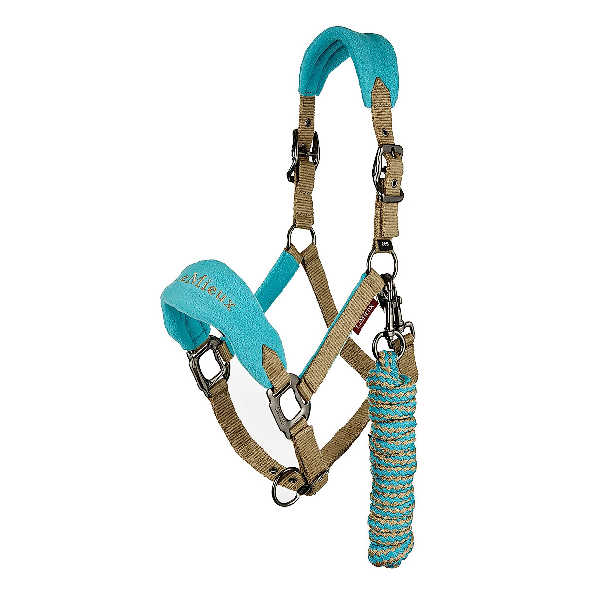 Lemieux Vogue Fleece Headcollar & Rope Royal Blue Extra-Full