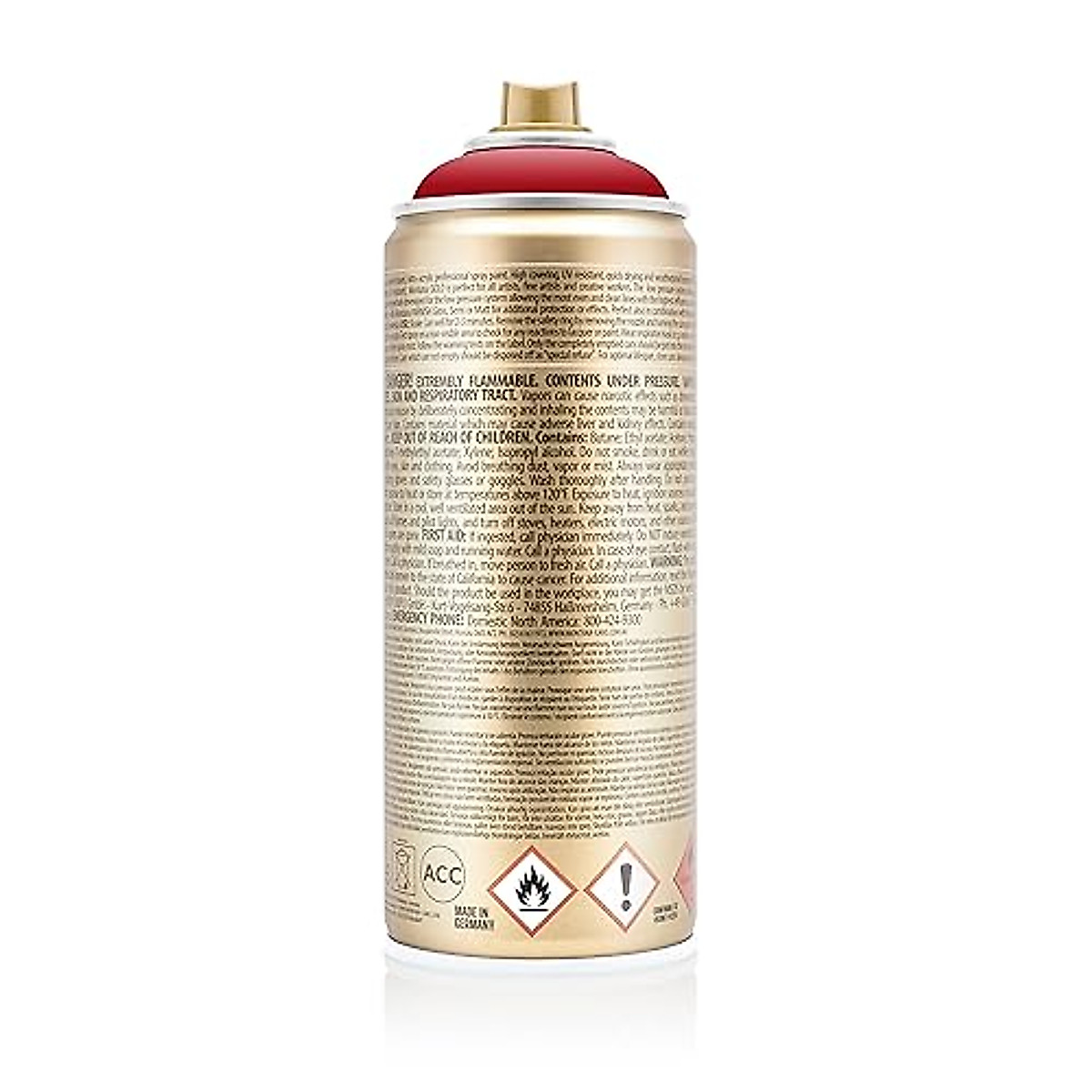 Montana Cans GOLD Spray Paint, 400ml, Shock Kent Blood Red, MXG-S3020