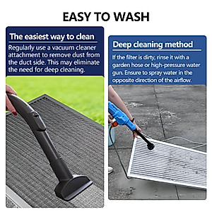 Demiwise 20x25x1 Electrostatic Air Filter, MERV 8 Washable Aluminum AC/HVAC Furnace Filter, Reusable Permanent Air Filter, Lasts a Lifetime, Easy to Install, Healthier Home/Office Environment