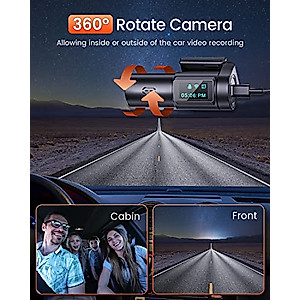 Dash Cam 1080P Car Camera, Dash Camera for Cars, Dash Cam Front with Night Vision, WiFi Car Camera with App, 24h Parking Mode,Motion Detection,Loop Recording, 170°Wide Angle, G-Sensor (X9)