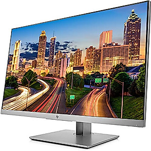 HP EliteDisplay E273q 27 Inch IPS LED Backlit Monitor (1FH52A8#ABA) 2-Pack Bundle with Desk Mount Clamp Dual Monitor Stand