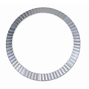 Ewatchparts STAINLESS STEEL FLUTED BEZEL COMPATIBLE WITH ROLEX NEW MODEL 41MM 126300, 126334