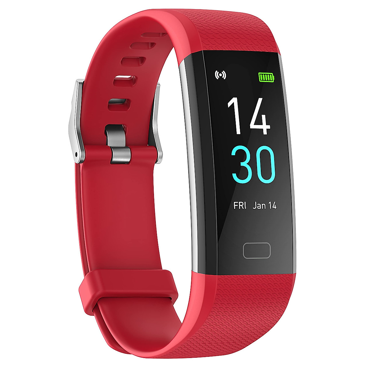 IP68 Fitness Tracker Blood Pressure Heat Rate Monitor Smart Watch Blood Oxygen Sleep Monitor Activity Tracker Pedometer Watch for Women Men