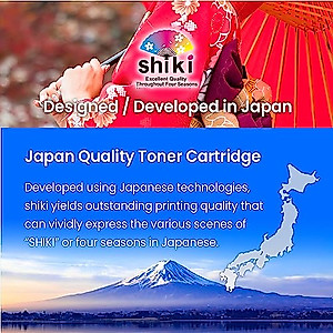 SHIKI Compatible Toner Cartridge Replacement for Kyocera ECOSYS M5526cdw P5026cdw TK5242C (Cyan, 3000 Pages)
