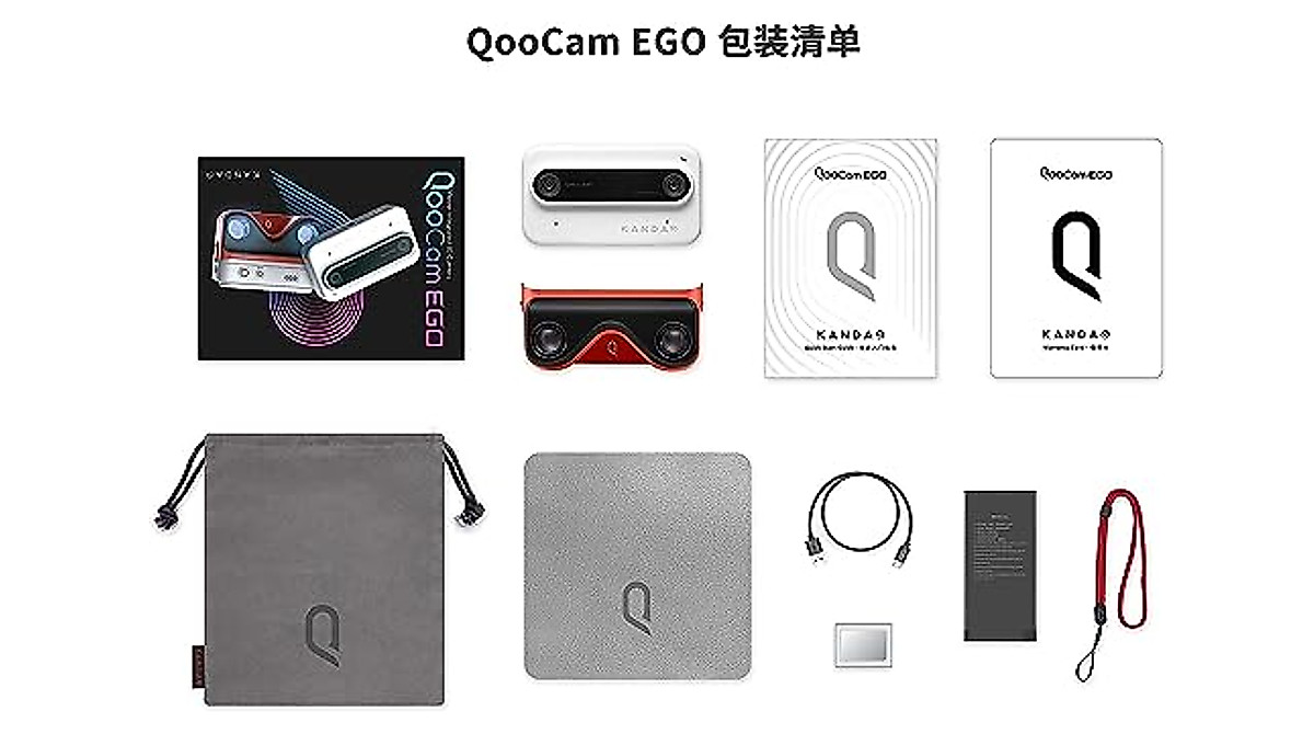QooCam EGO 3D Camera - Ultra-Realistic 4K VR Vlogging