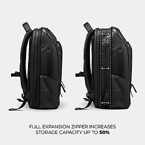 NOMATIC Travel Pack- Black Water Resistant Anti-Theft 30L Flight Approved Carry on Laptop Bag Computer Backpack