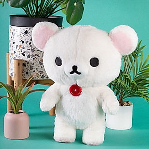 Rilakkuma San-X Licensed Korilakkuma Standing Medium Plush Doll - 15" (Long Pile)