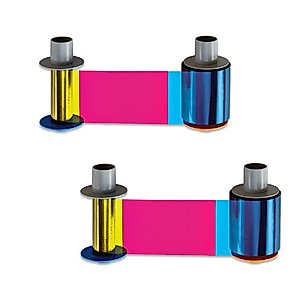 Fargo 84052 YMCKK Color Ribbon for HDP5000 Printers - 2 Pack