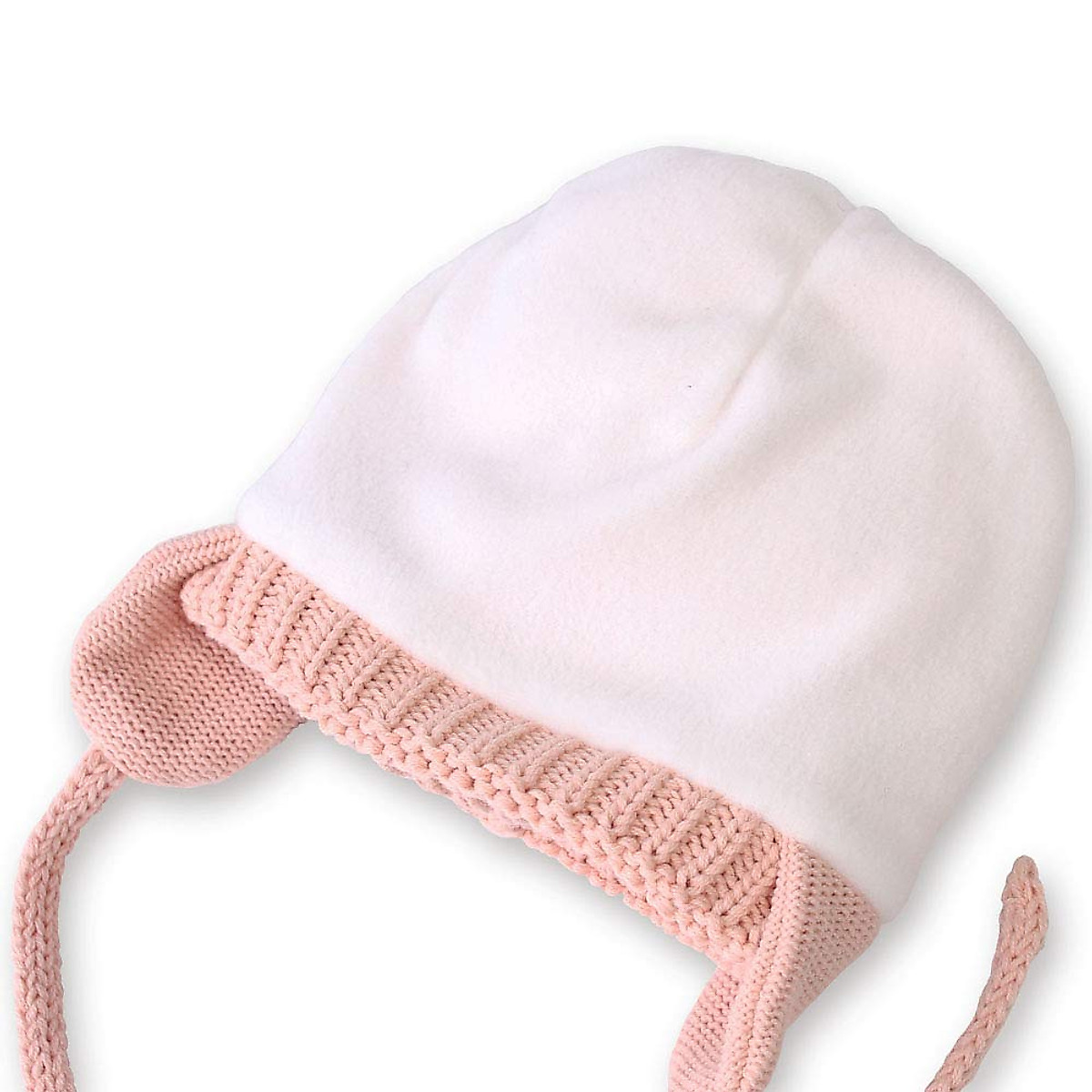 Paladoo Baby Beanie Hat Warm Fleece Lining 0-6 Months Winter Pink