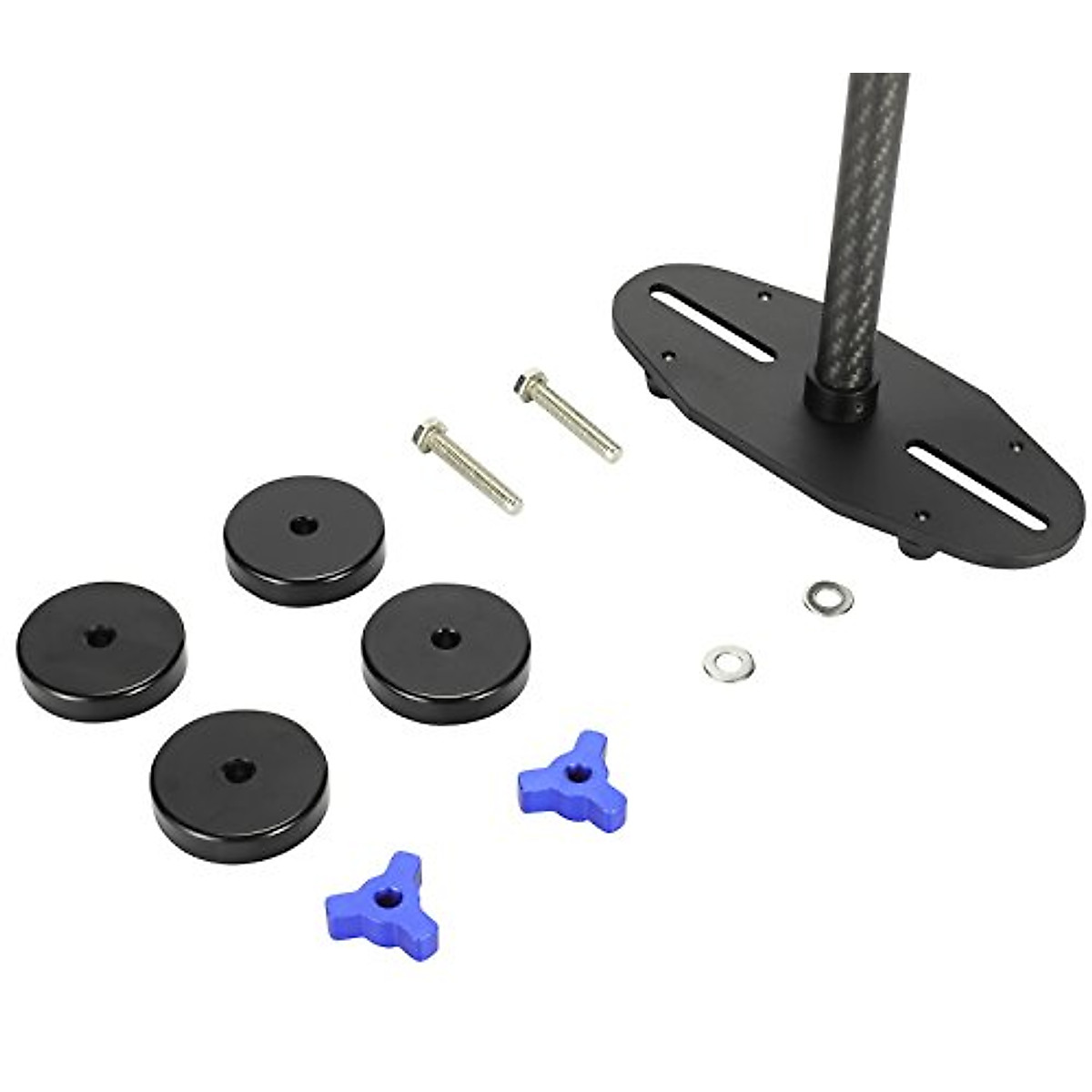 SunSmart 40cm Mini Carbon Fiber Handheld Camera Stabilizer Video Rig For DSLR DV Camera