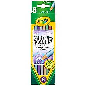 Crayola Metallic FX Colored Pencils - 8 Pencils