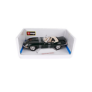 Bburago Jaguar E-Type Cabriolet 1/18 Diecast Model Car 12046 Green