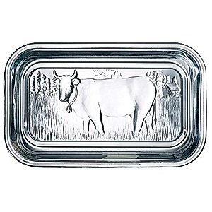 Arc International Luminarc Cow Butter Dish, 6-1/2-Inch by 2-3/4-Inch