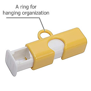 EIKS 6pcs Bag Clips Snap Twist Tie Replacement for Food Fruit Bread Bag Cinch Easy Squeeze & Lock