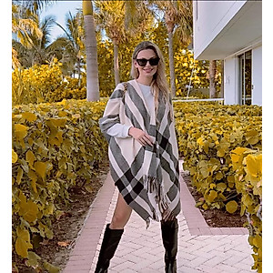 Breezy Lane Shawl Wraps for Women Ponchos Ruana Wraps Cardigan Holiday Gifts for Women