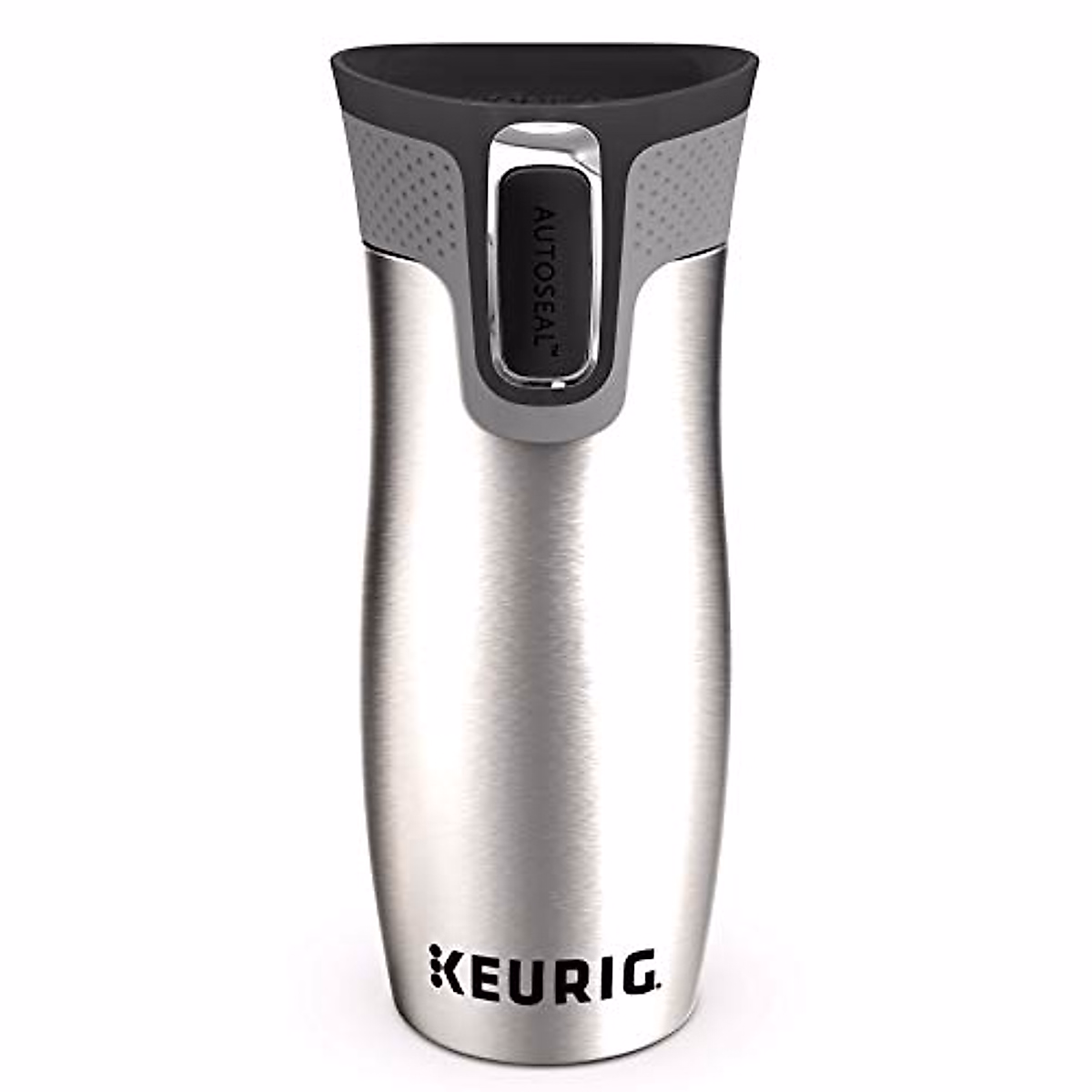 Keurig Contigo Autoseal Coffee Travel Mug, West Loop Vacuum Insulated with Easy-Clean Lid, 14 Oz, Silver