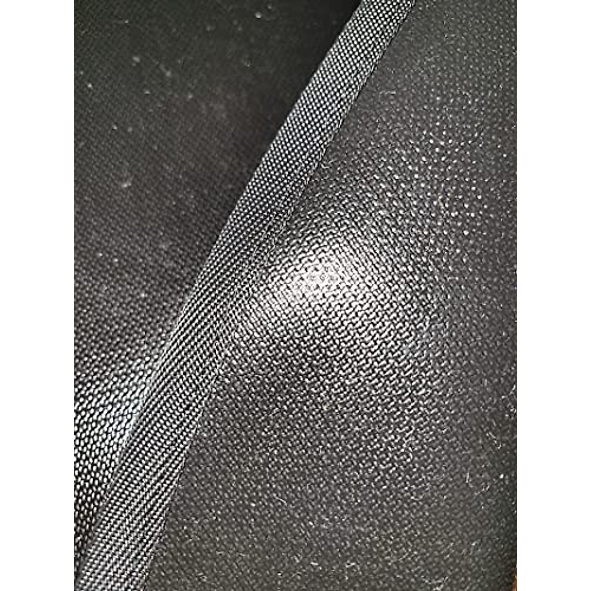 YWWQYBYQ 24" Fire Pit Mat,Round Grill Mat for Outdoor Grill Deck Protector, Double-Sided Fireproof BBQ Grill Mat, Oil-Proof Waterproof Under Grill Mat Black