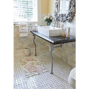 SKL HOME by Saturday Knight Ltd. - U1108010830203 Misty Floral 2-Piece Hand Towel Set, White