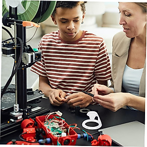 Hemoton 6 Pcs Pen Base Printing Pen Storage Bracket Printing Pen Rack Transparent Printing Pen Holder Pencil Holder Printing Brush Stand Three-Dimensional 3D Backing Plate Plastic