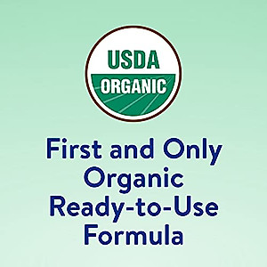 Similac Organic Infant Formula with Iron, Ready to Feed, 2 fl oz bottles (Pack of 48)