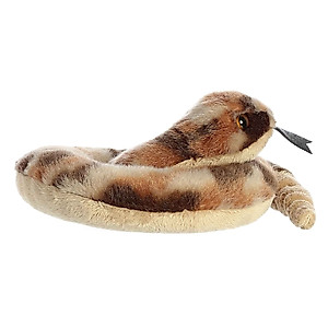 Aurora® Adorable Mini Flopsie™ Ruse Rattlesnake™ Stuffed Animal - Playful Ease - Timeless Companions - Brown 8 Inches